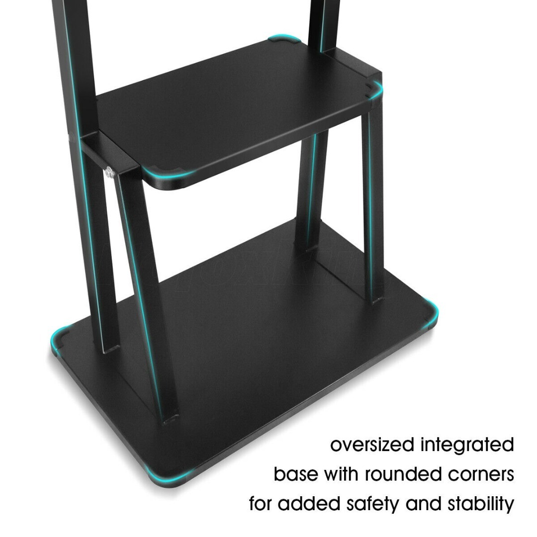 Master-D Portable Mobile TV Trolley Bracket Stand Movable 50" to 95 ...