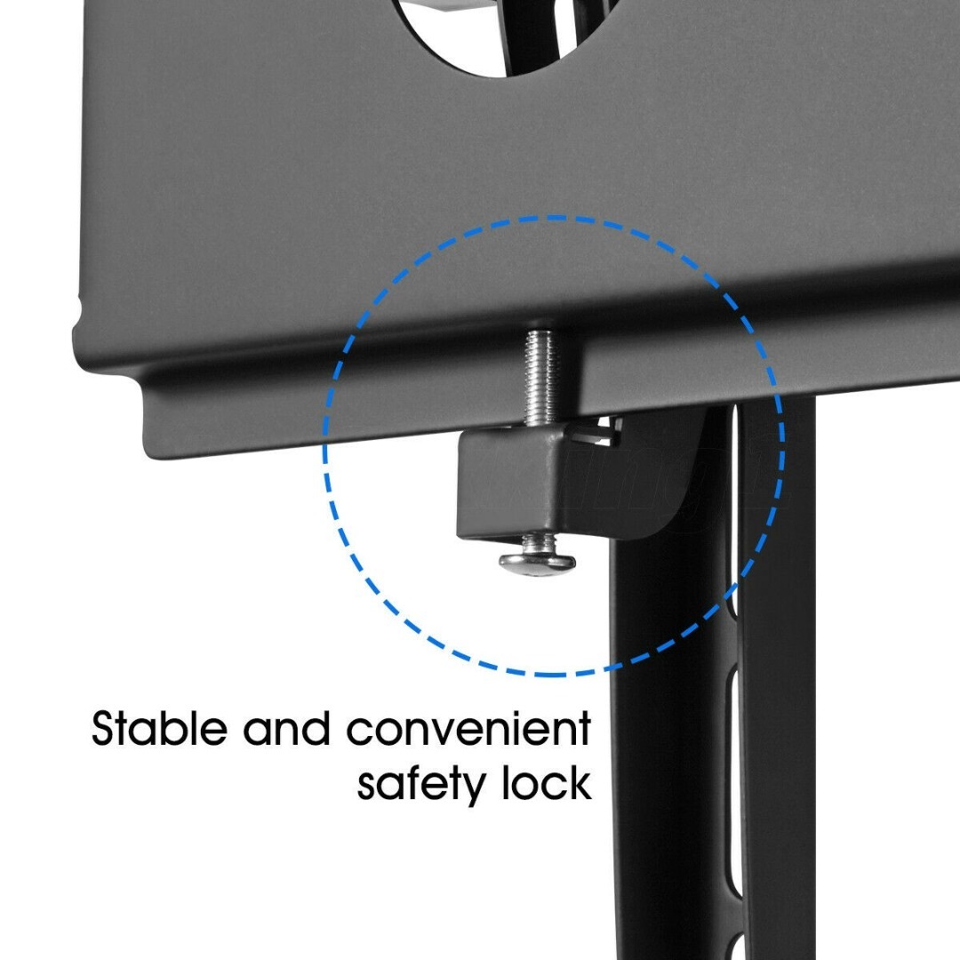 Master-D Portable Mobile TV Trolley Bracket Stand Movable 50" to 95 ...